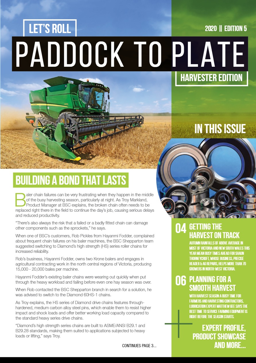 Paddock to Plate Edition 5 – Industry inMotion