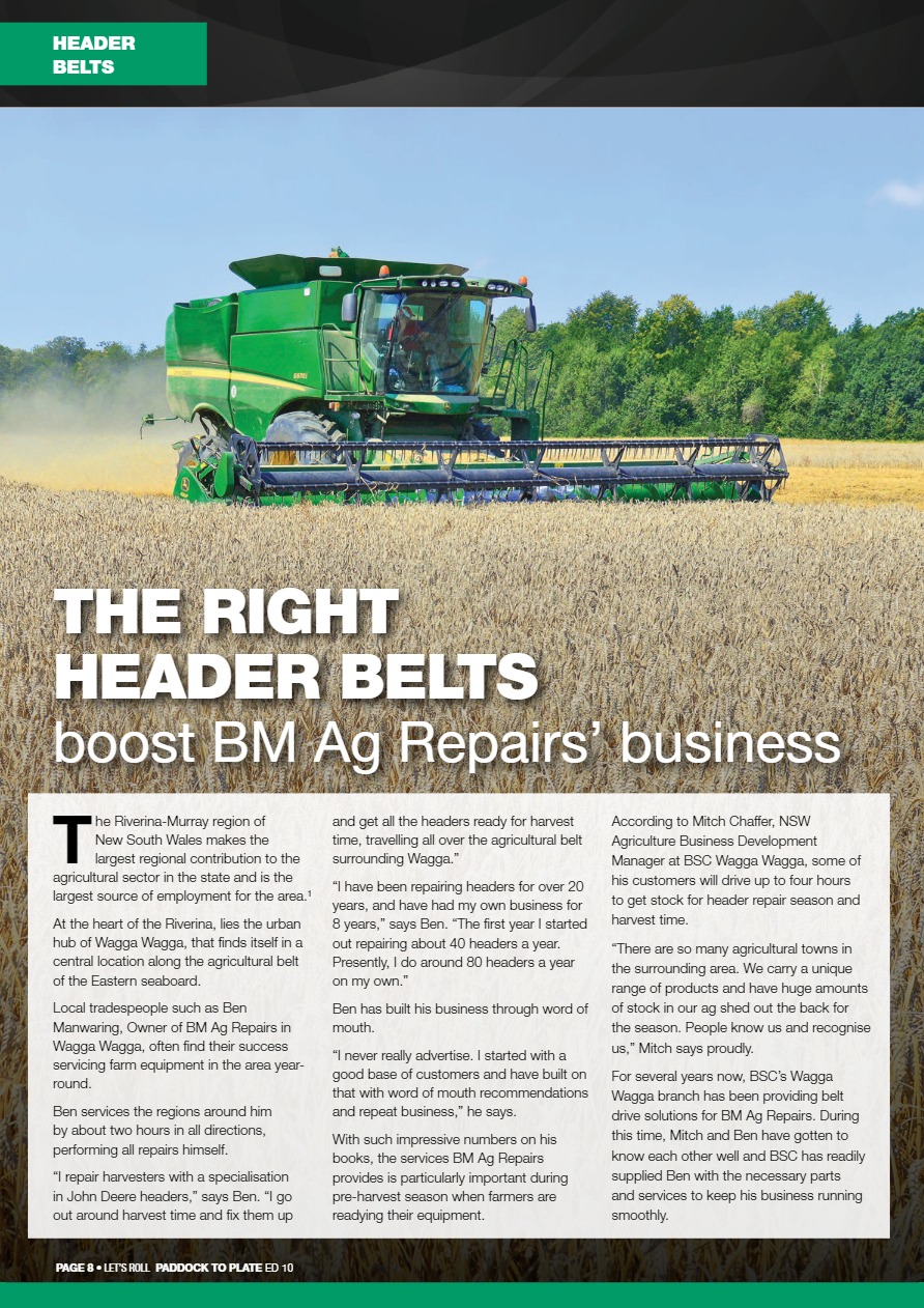 Paddock to Plate Edition 10 – Industry inMotion