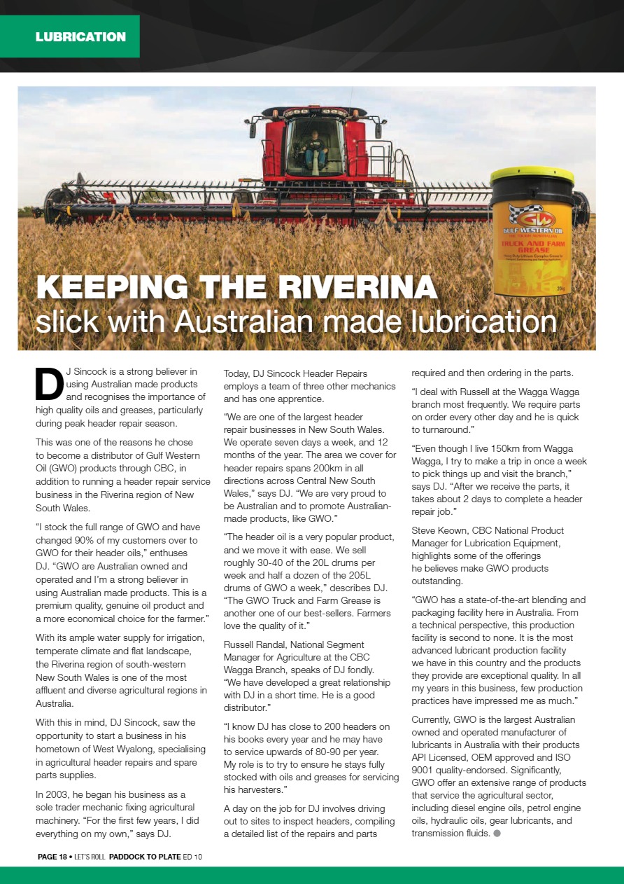 Paddock to Plate Edition 10 – Industry inMotion