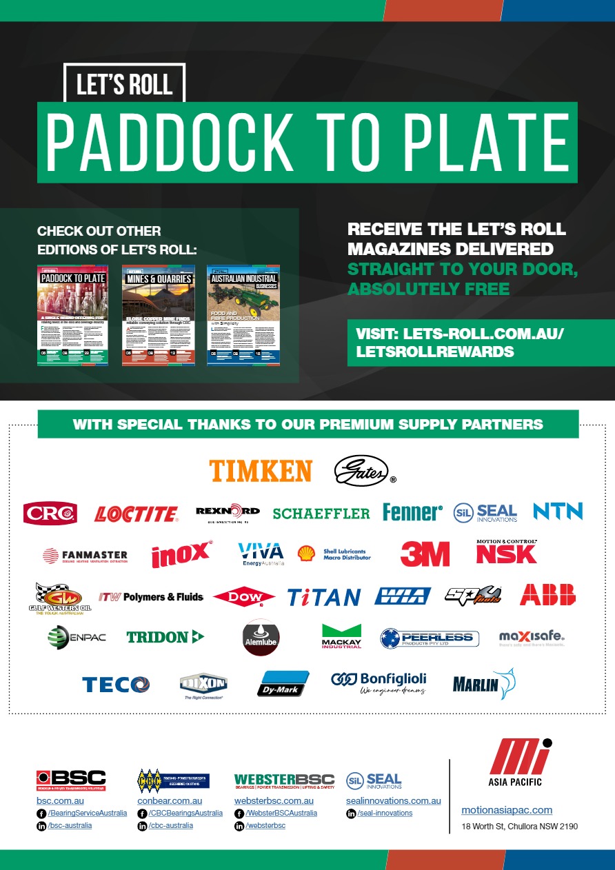 Paddock to Plate Edition 10 – Industry inMotion