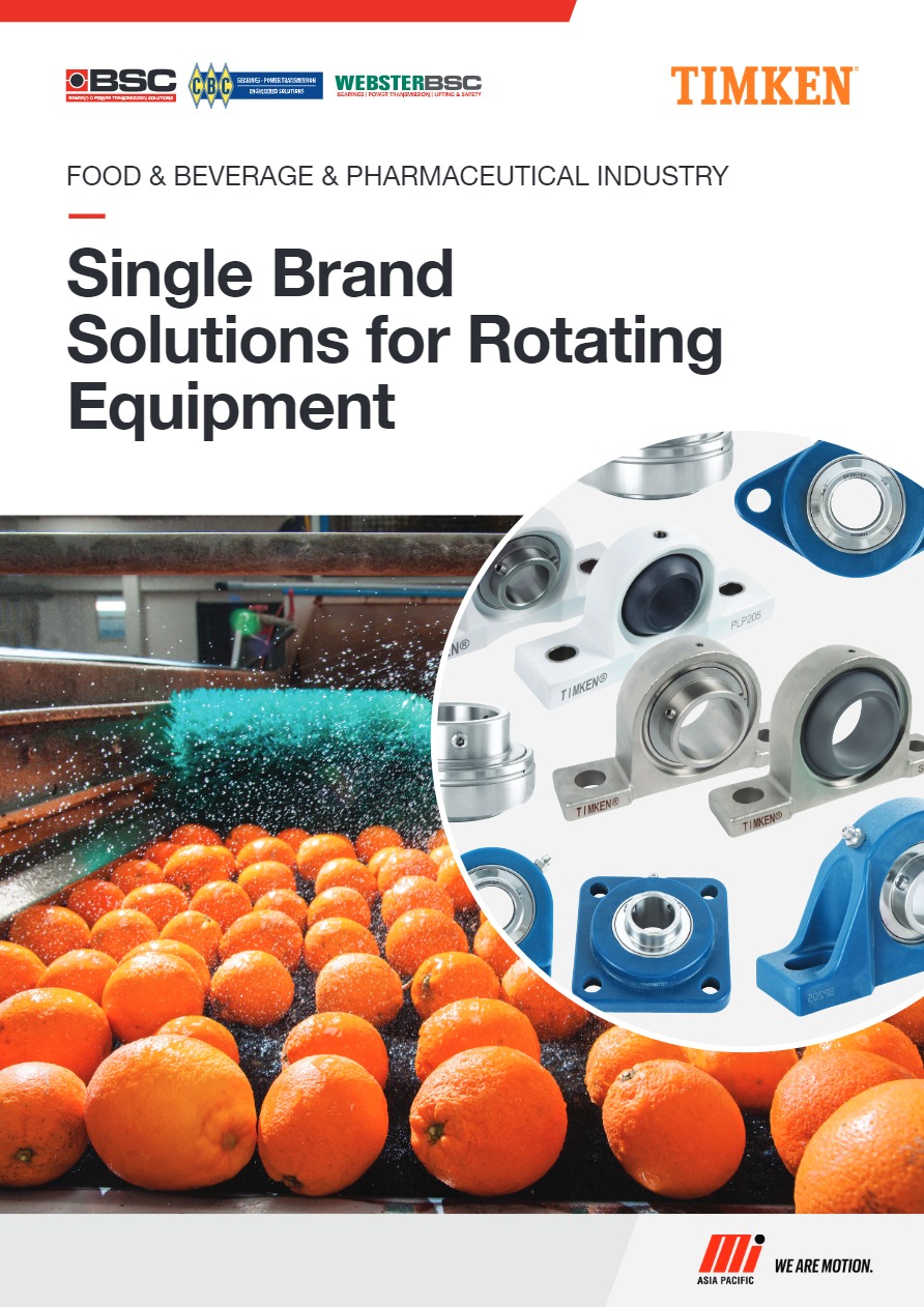 Timken F&B Brochure – Industry inMotion